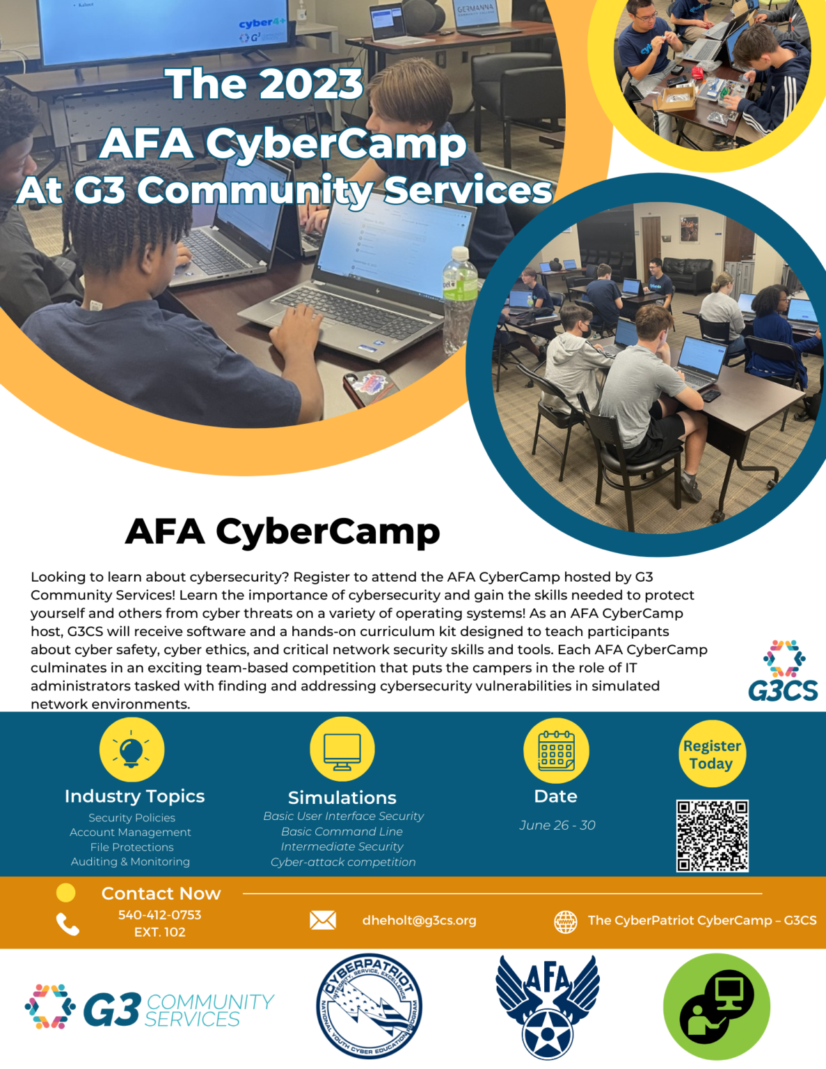 AFA CyberCamp – G3CS