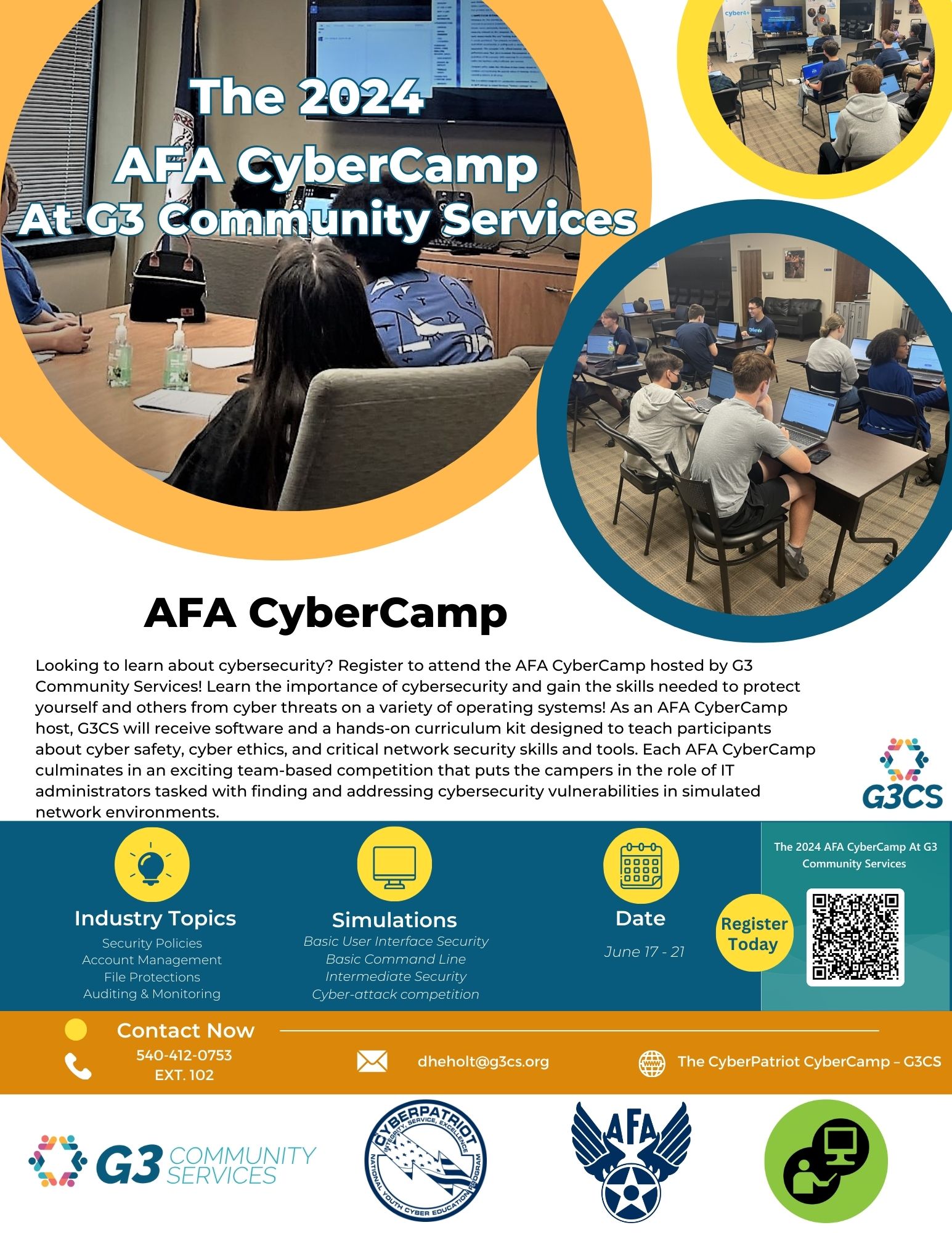 AFA CyberCamp – G3CS